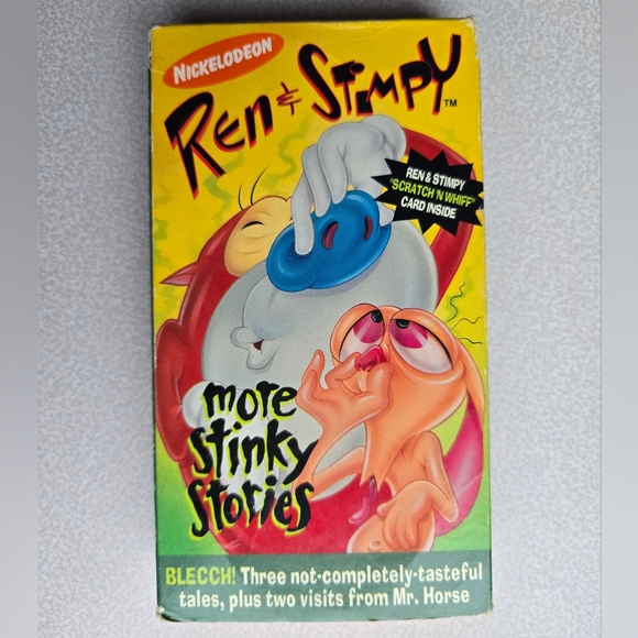 Nickelodeon | Media | Ren Stimpy More Stinky Stories Vhs | Poshmark